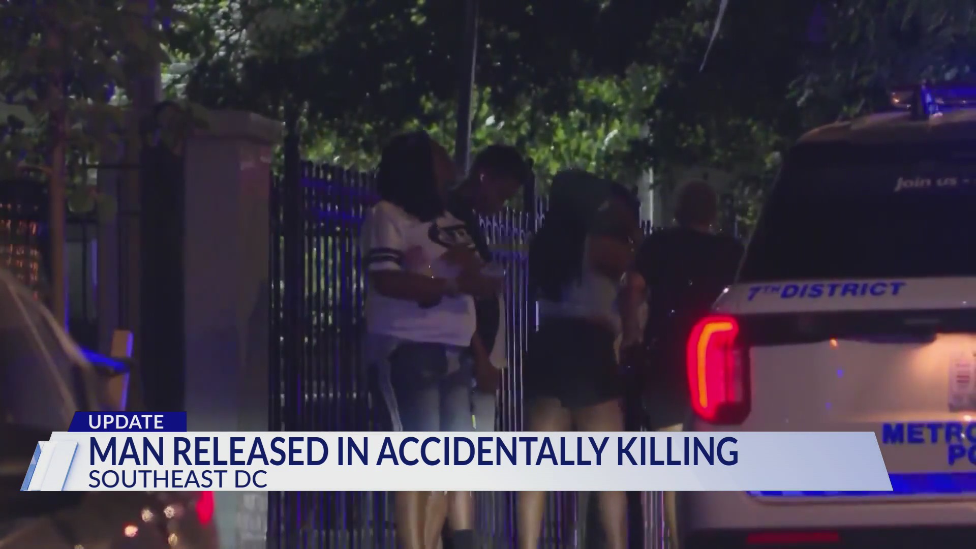 Man released after accidental shooting in DC