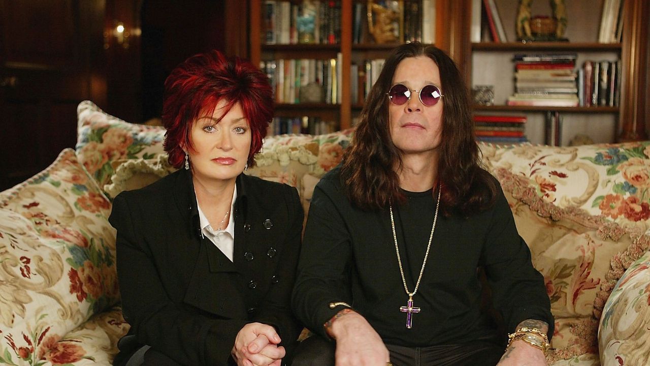 Ozzy and Sharon Osbourne's 2000s glass-front kitchen cabinets are the ...