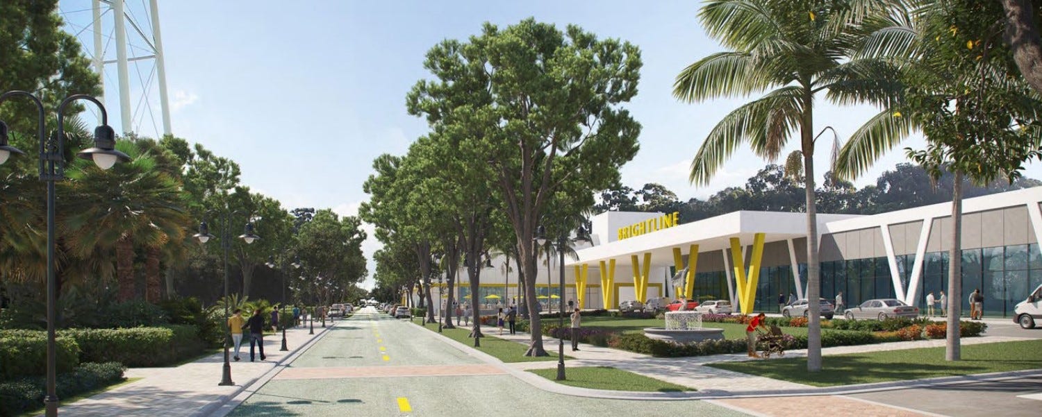 Should Florida county consider different site for Brightline station?