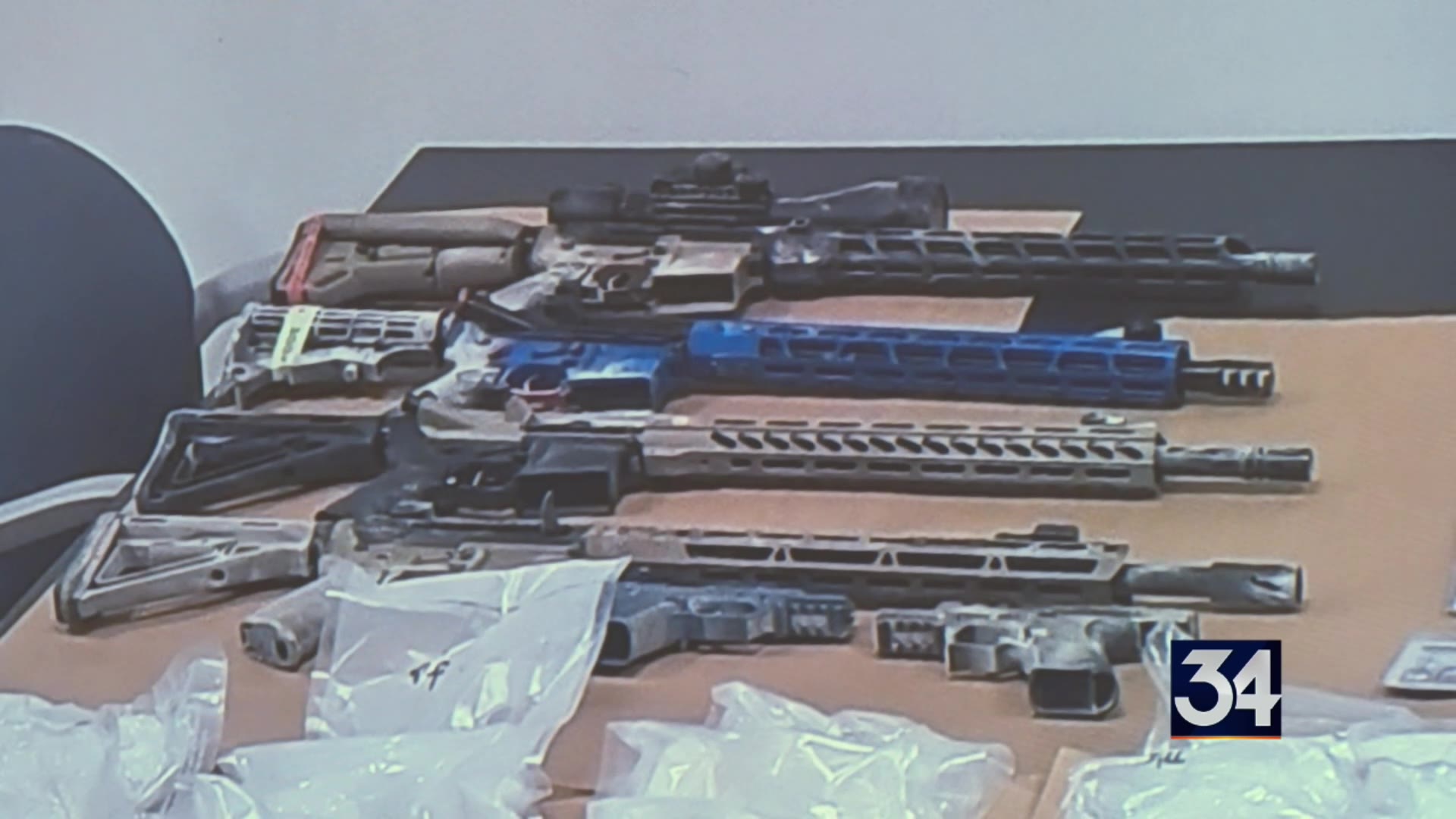 Johnson City PD announces major weapons and drug bust