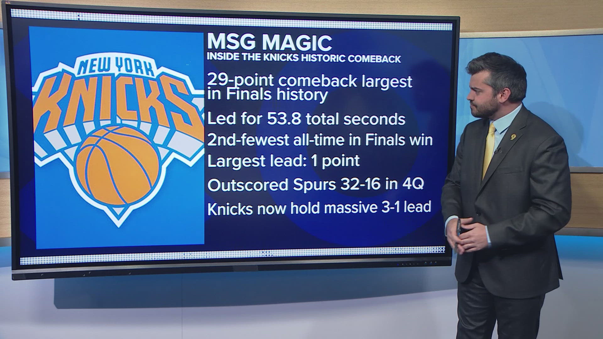 Knicks pull off historic comeback in Game 4