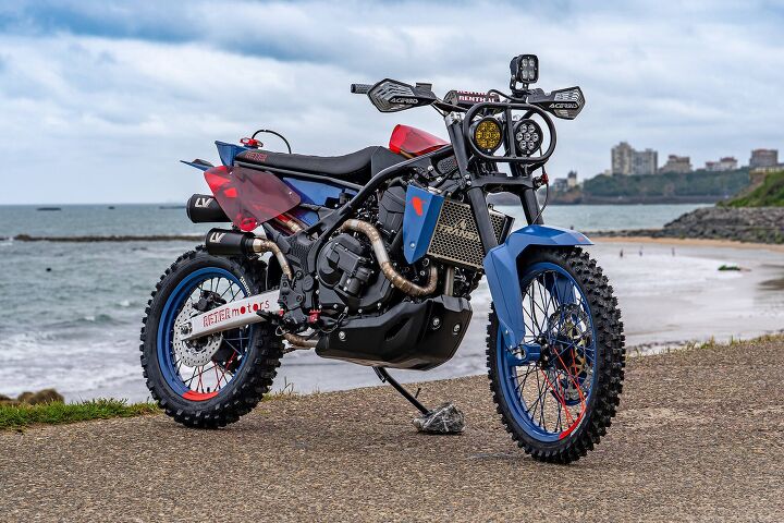 Custom Honda XL750 Transalps at Wheels and Waves 2026 – Gallery