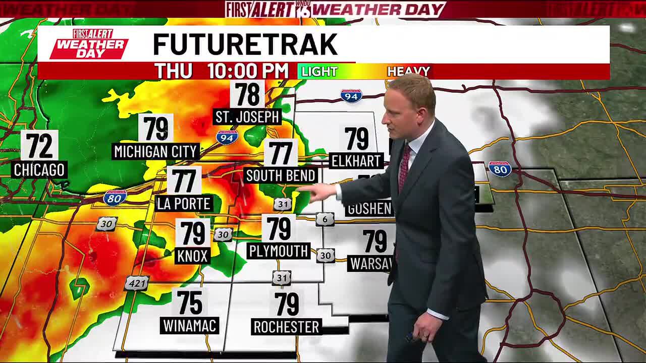 Watch live: Tornado warning issued in parts of Michiana
