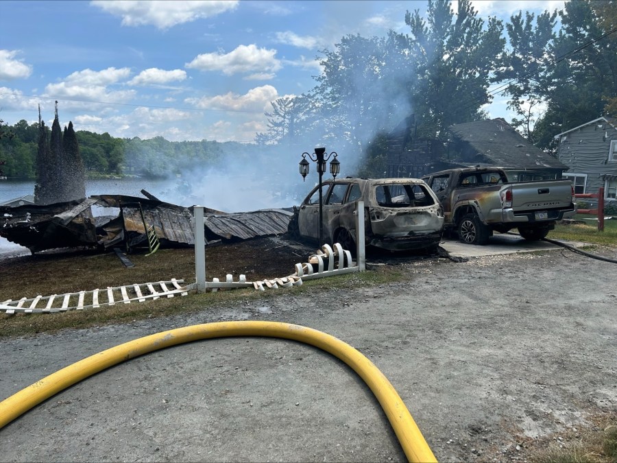 Three injured in Clinton Township multi-home fire