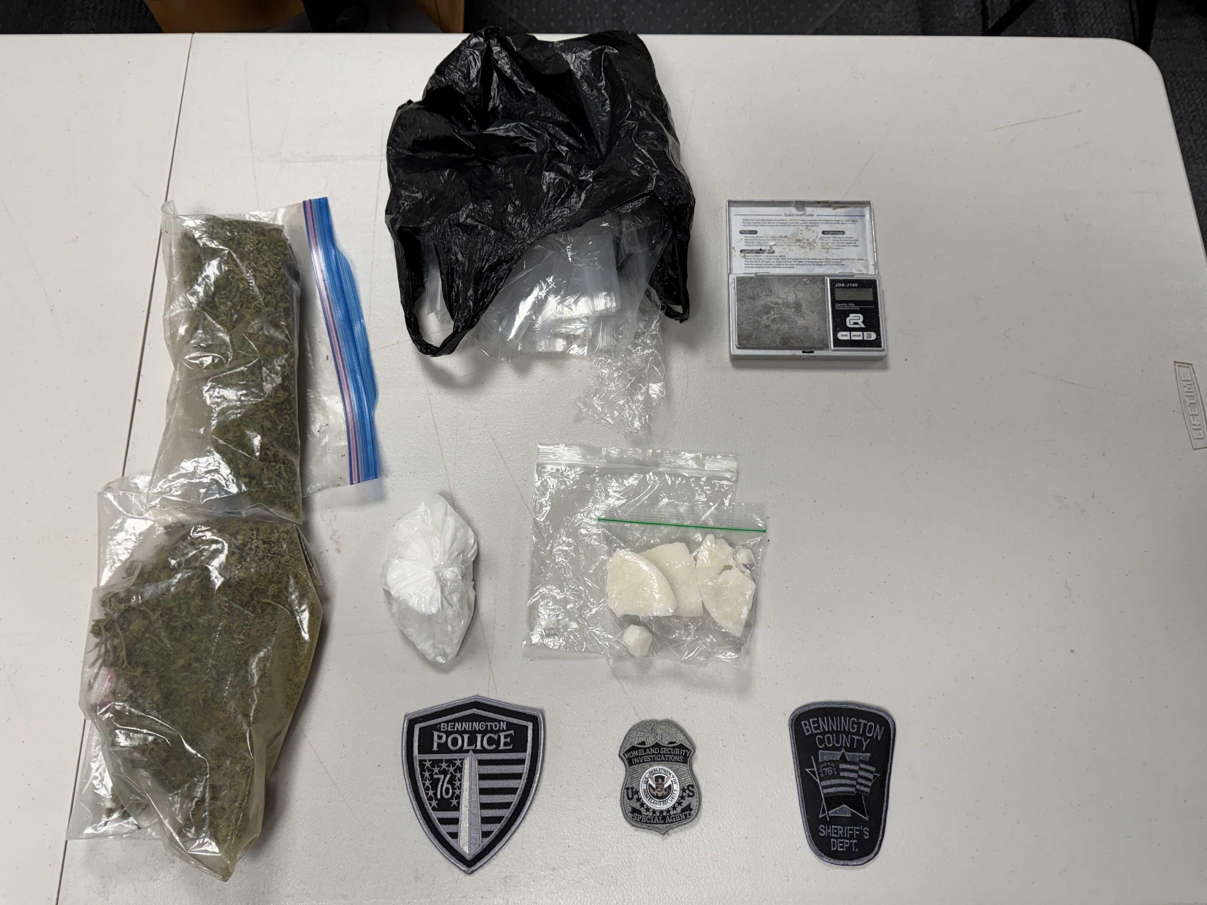 Four arrested in Bennington narcotics bust