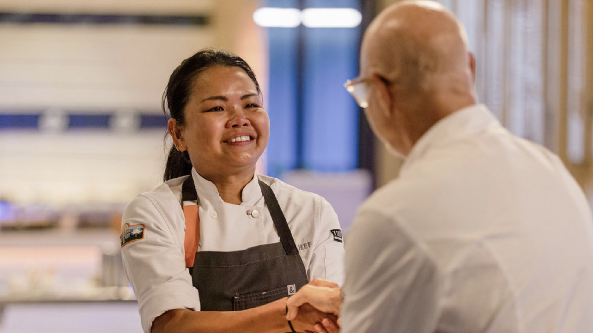 Tom Colicchio had a four-word response after Laurence got honest about ...