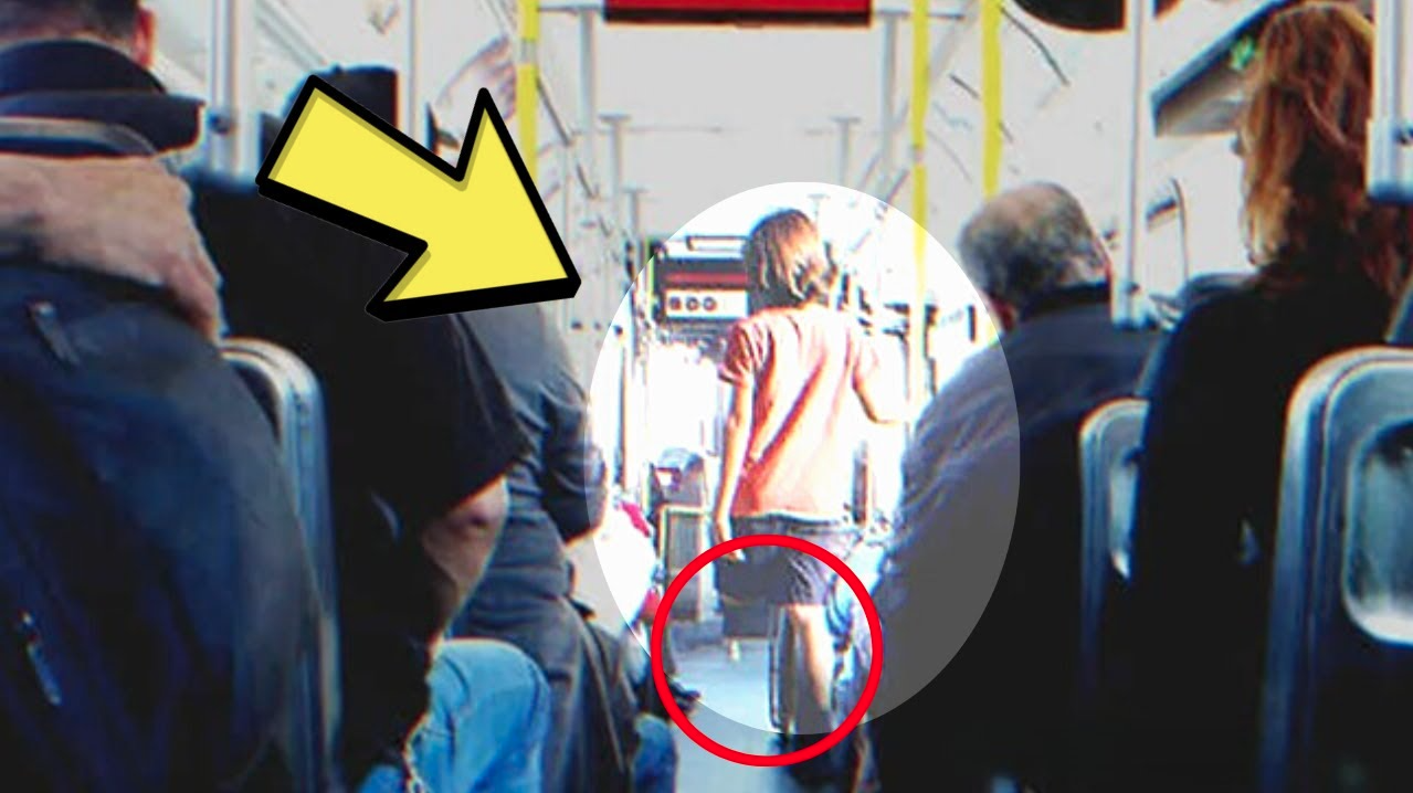 One-legged boy gives up his seat for elderly woman on bus