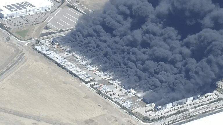City of Lathrop warning community of debris from Tracy Medline fire