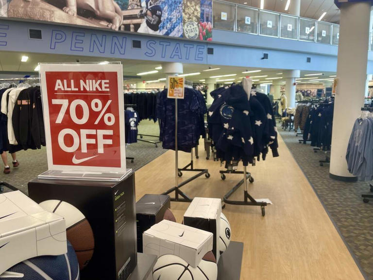 State College shops run deep discounts as Penn State moves from Nike to ...