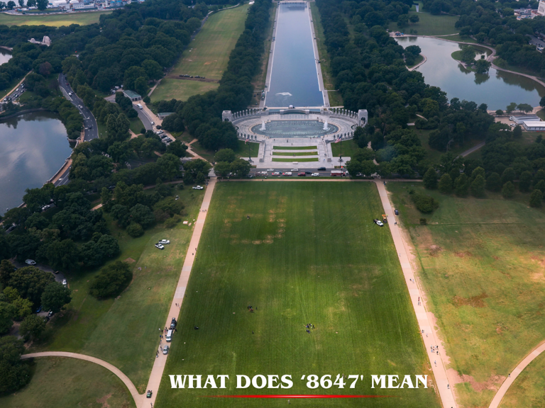 What is '8647'? Mystery surrounds viral giant '8647' message on ...