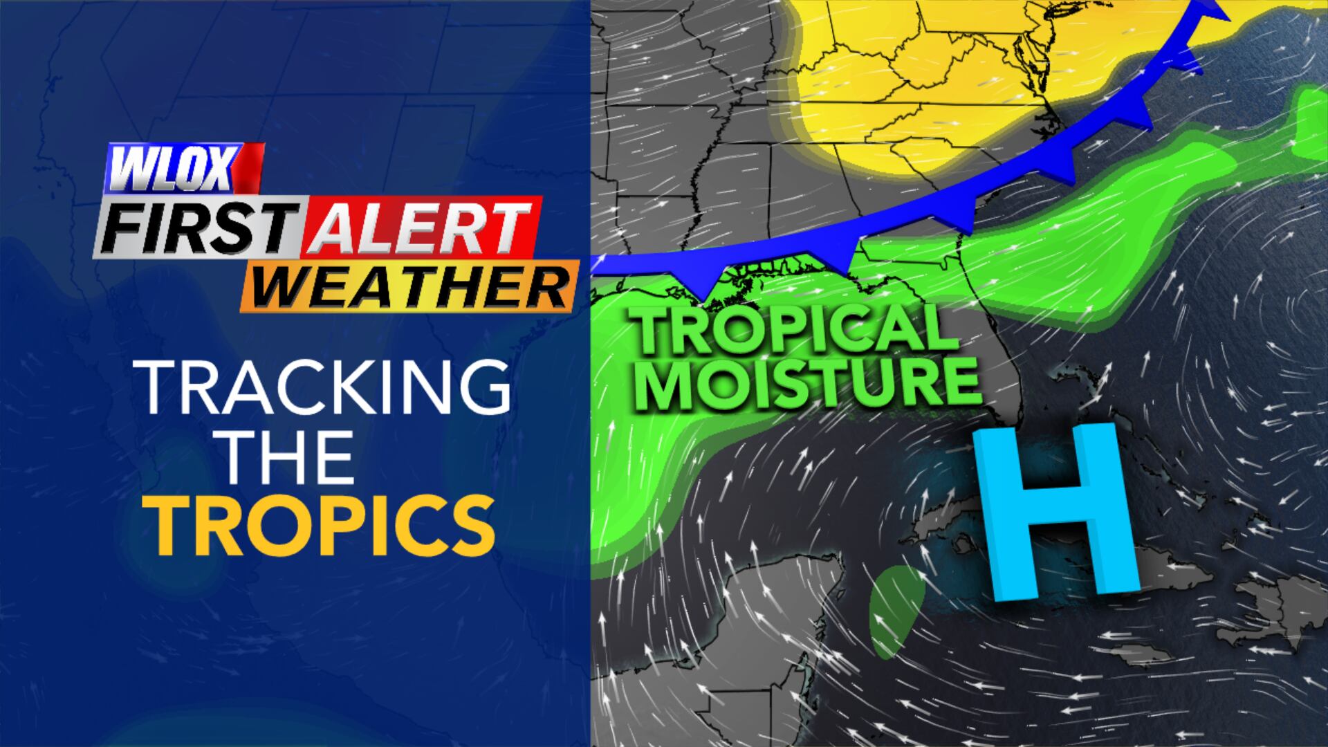 Tropical moisture to bring heavy rain to South Mississippi next week
