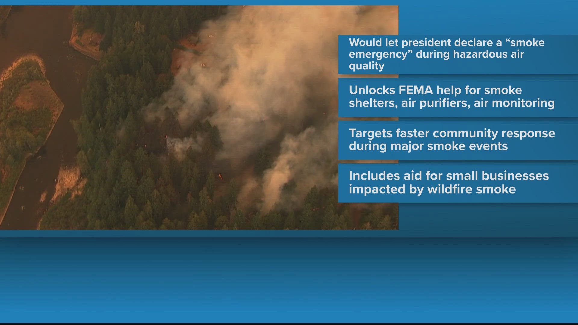 Oregon Sen. Jeff Merkley pushes for federal response to wildfire smoke