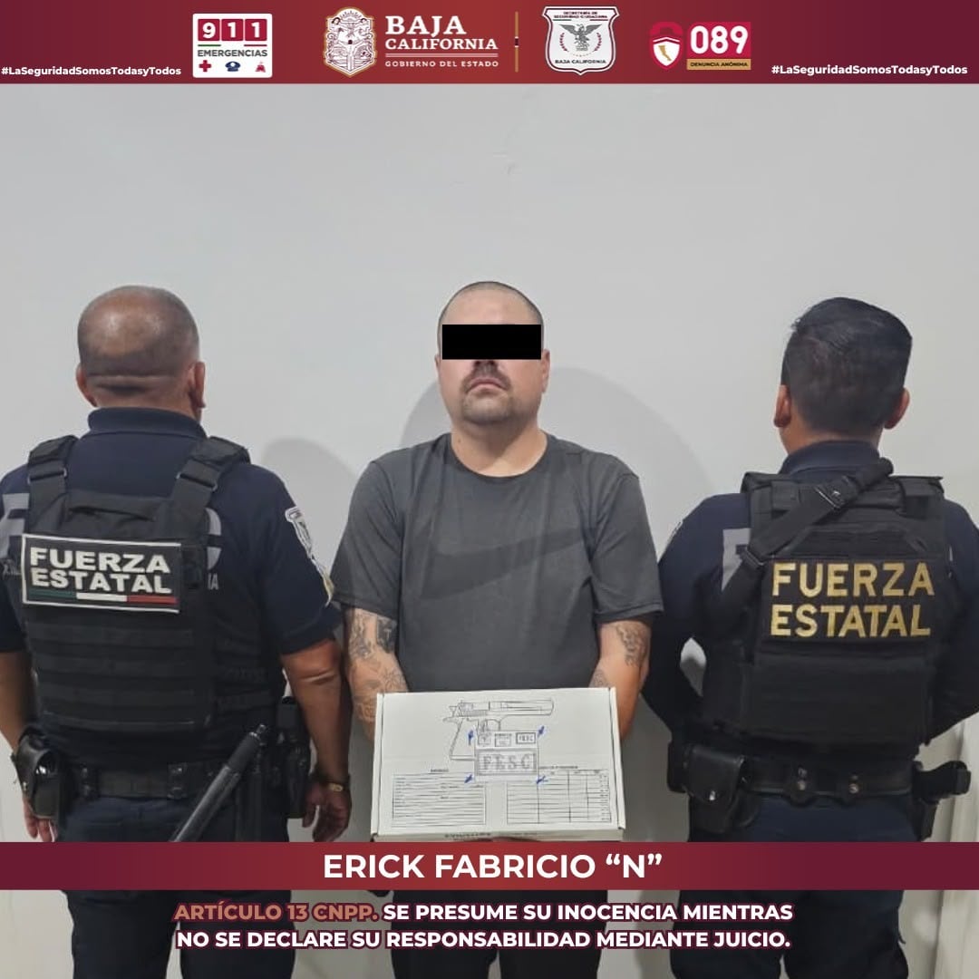 Sorprenden a hombre operando un dron cerca del muro fronterizo en Tecate