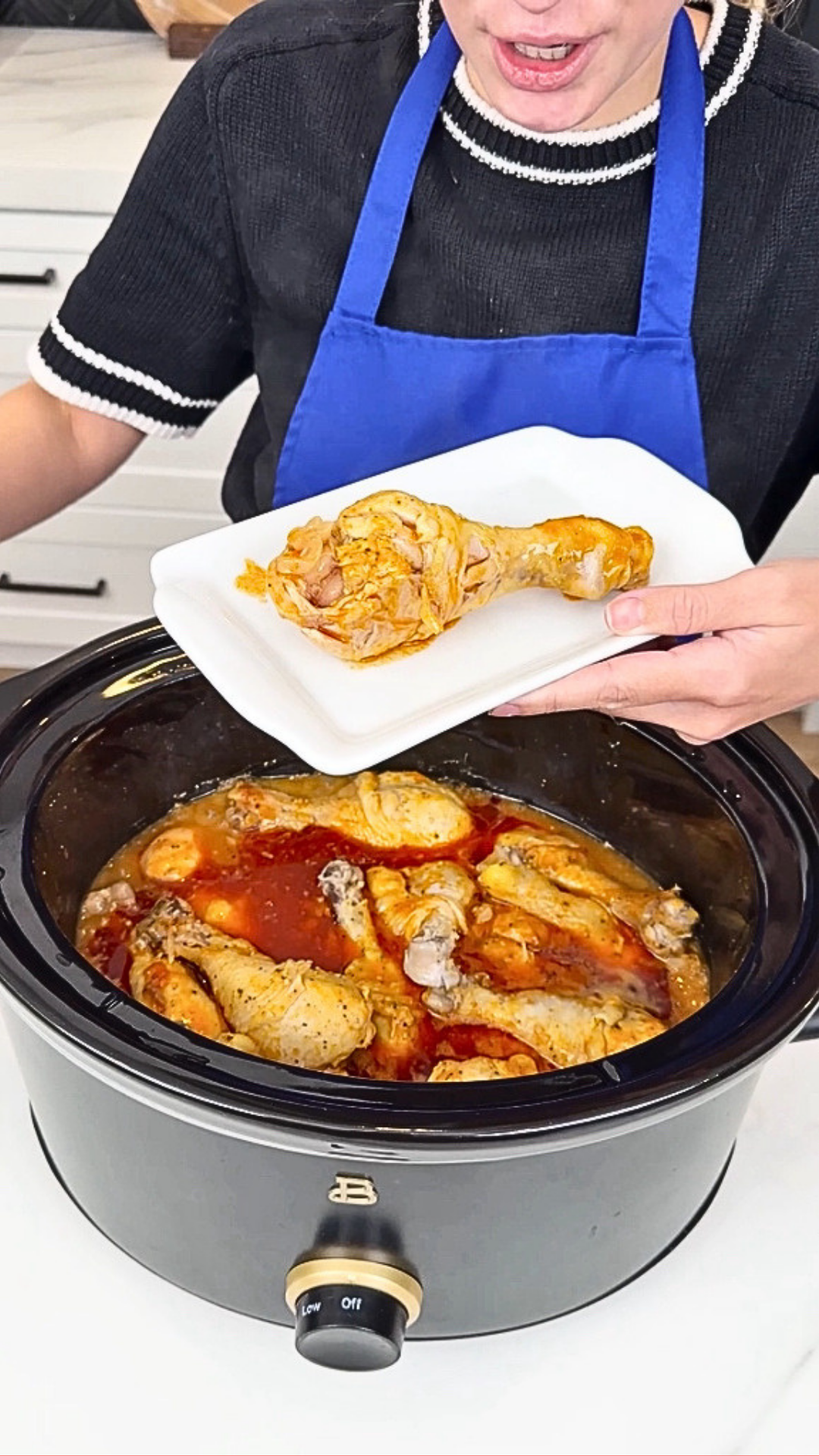 Crockpot buffalo ranch chicken drumsticks recipe