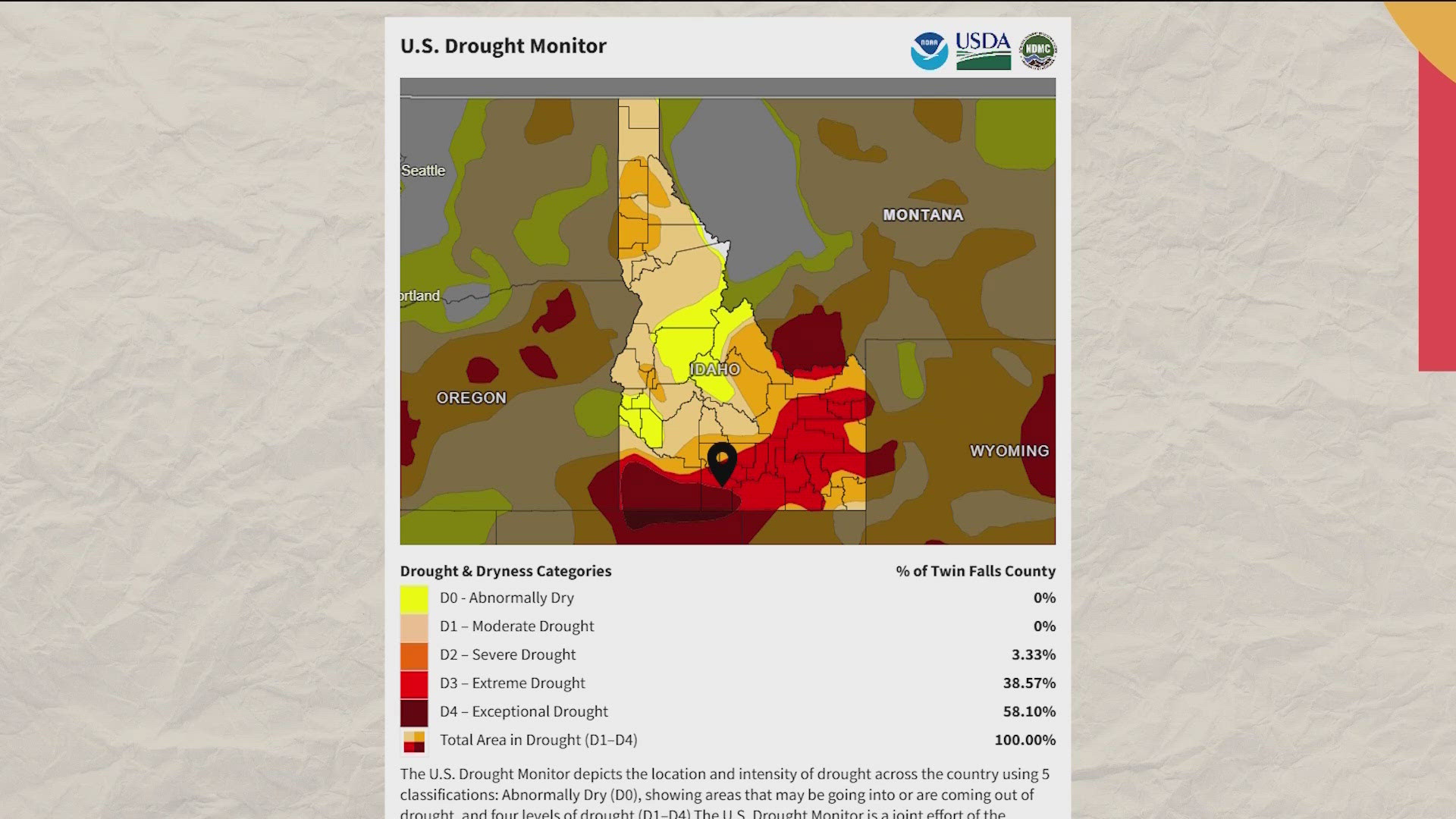 Southern Idaho farmers face difficult water shortages amid severe drought