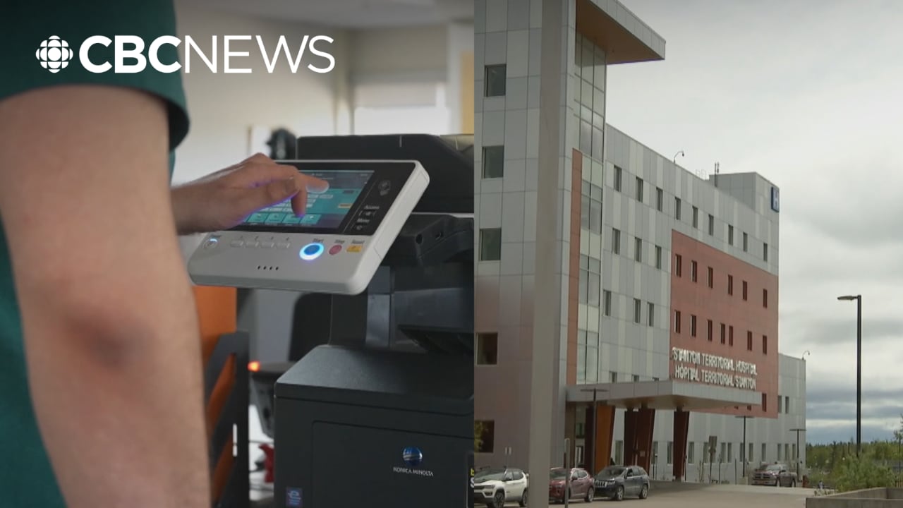 Why are fax machines still used in NWT health care?