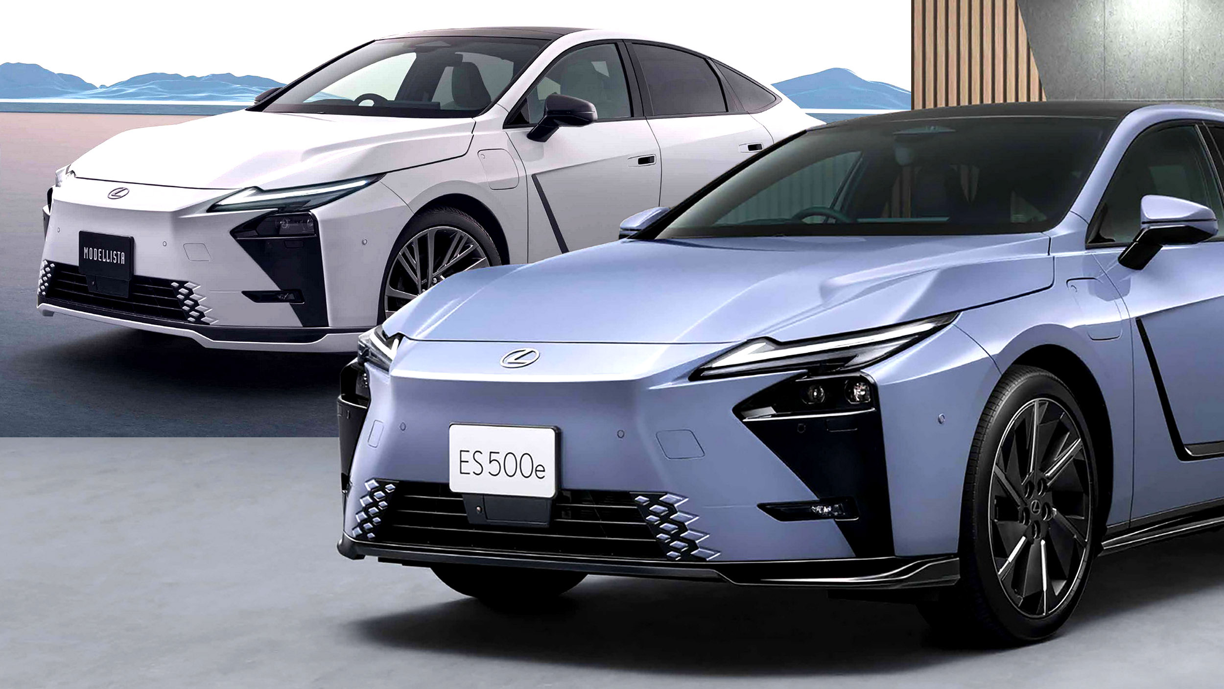 Japan’s Lexus ES offers a splitter up front and a foot deodorizer down ...