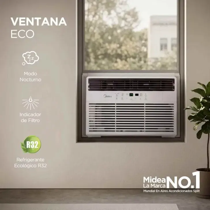 ¿Te conviene un aire acondicionado? Este Midea de ventana tiene 8000 ...