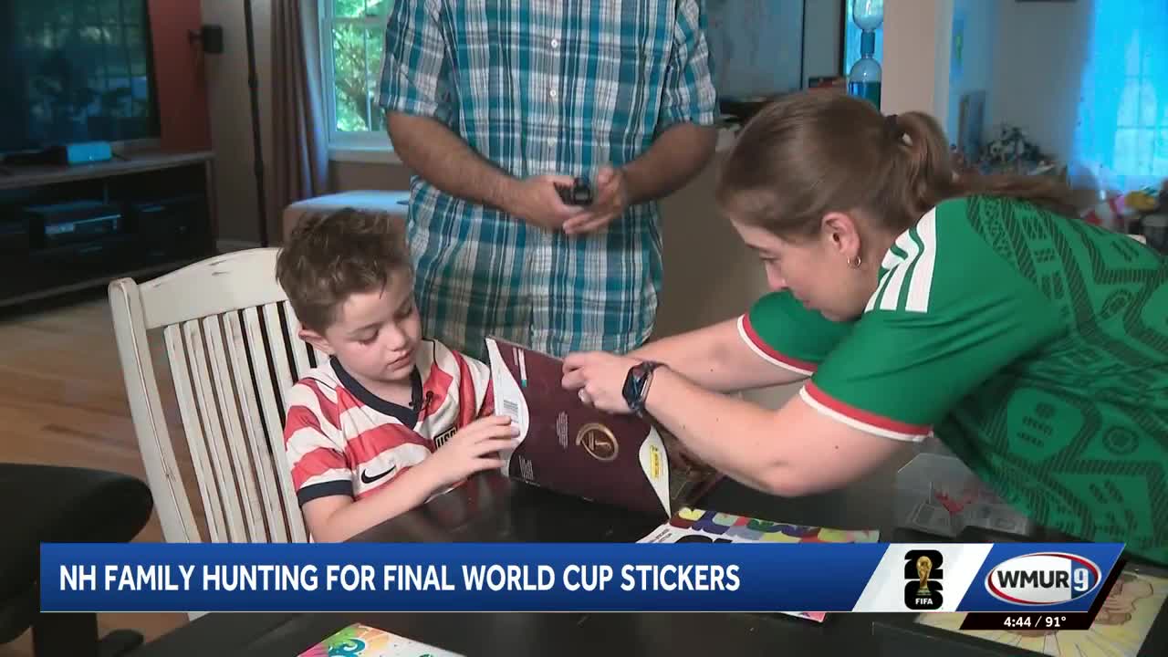 NH family hunting for final World Cup stickers
