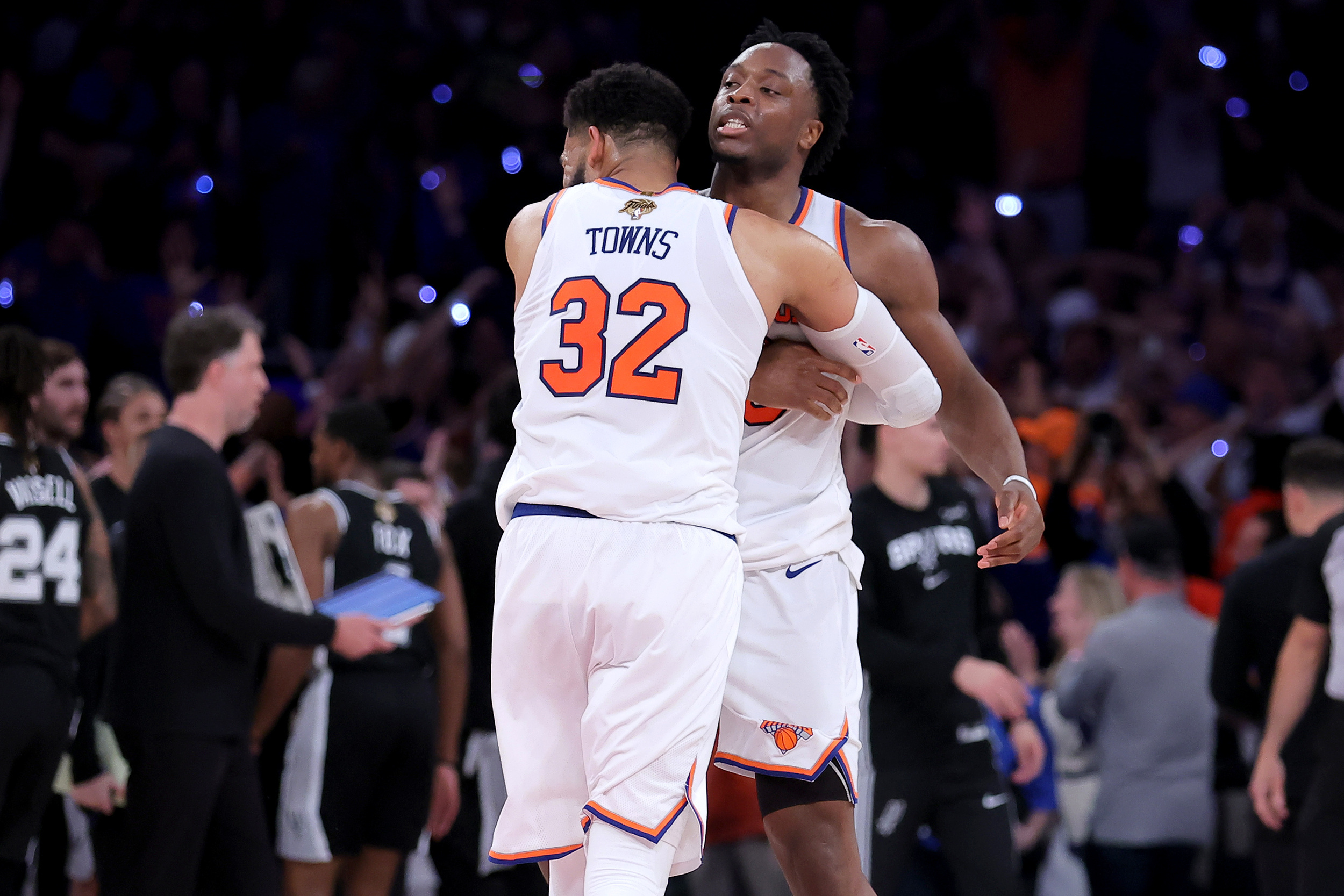 Carmelo Anthony takes credit for the Knicks’ winning shot in Game 4
