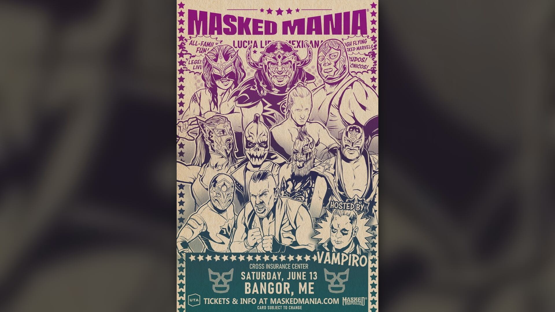 From Mexico to Maine: Lucha Libre show MaskedMania hits Bangor this weekend