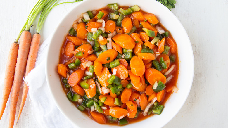 Copper penny carrots recipe