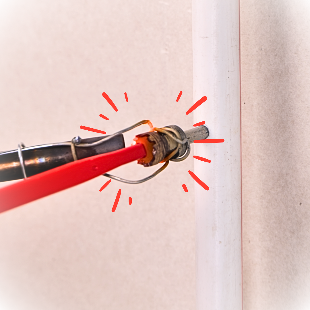 Quick and easy pipe hole fix! 💯