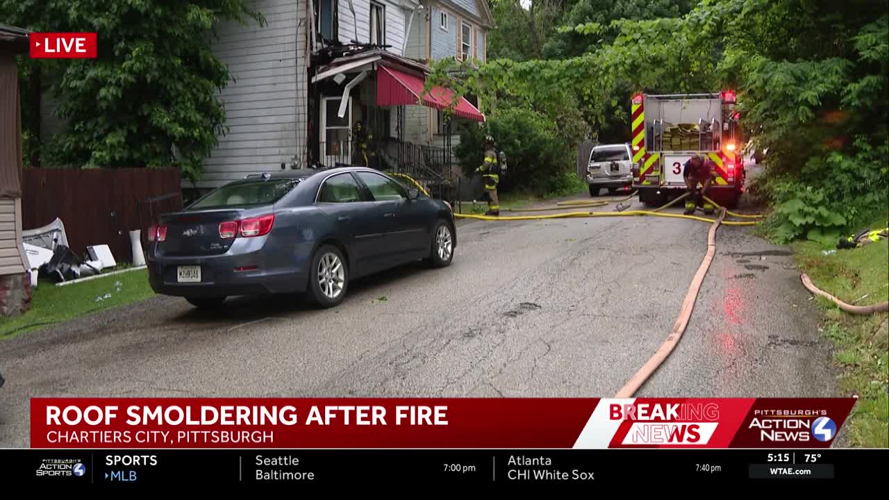 Lightning likely sparked fire in Pittsburgh's Chartiers City