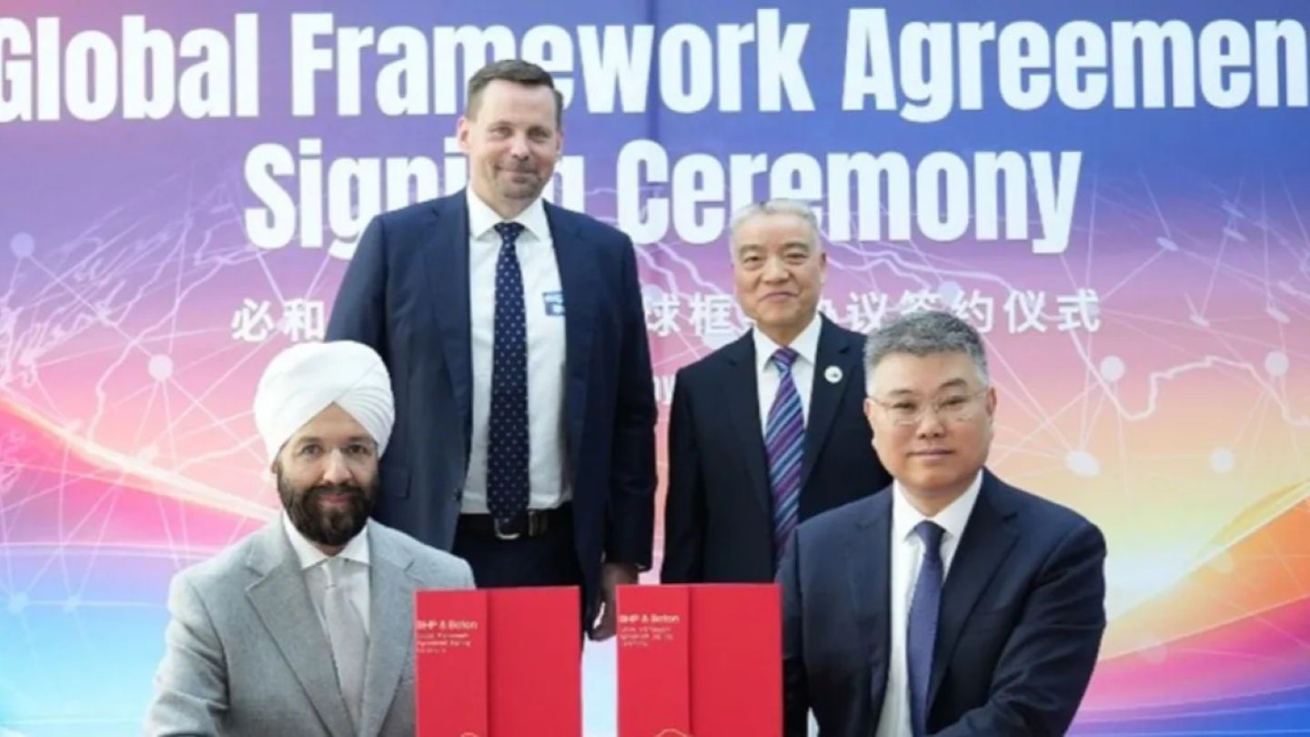 BHP, BOTON sign agreement for mining conveyor systems