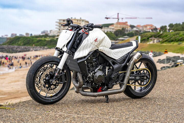 Hornets vs Transalps: Custom Hondas face off at Wheels and Waves