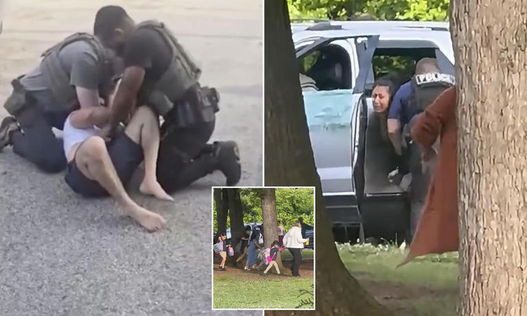 ICE arrests two people at pre-school graduation as children are heard ...