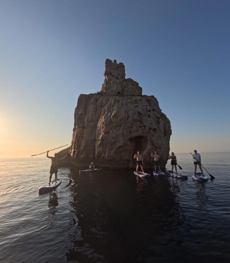 I discovered the best place to ocean paddleboard in Ibiza