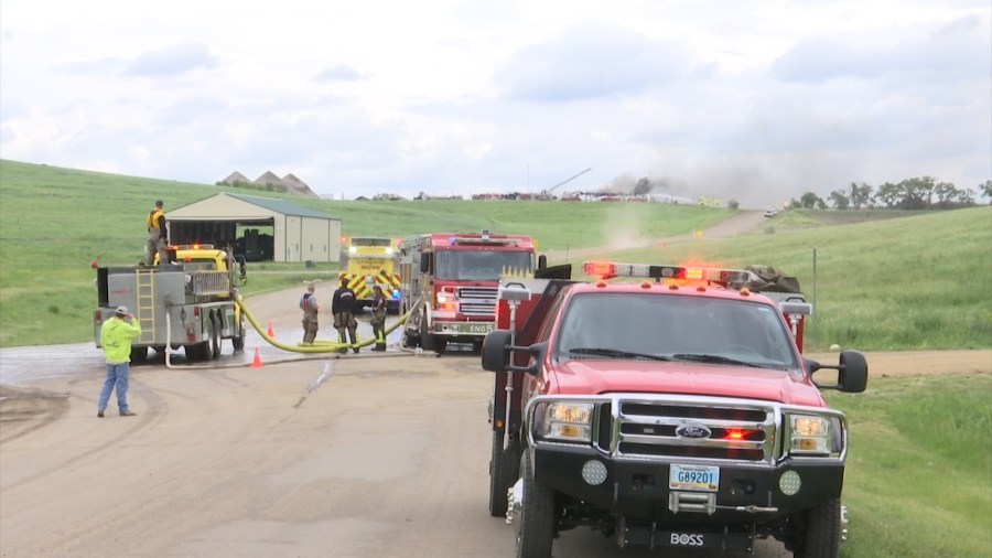 Fire contained at Bismarck landfill