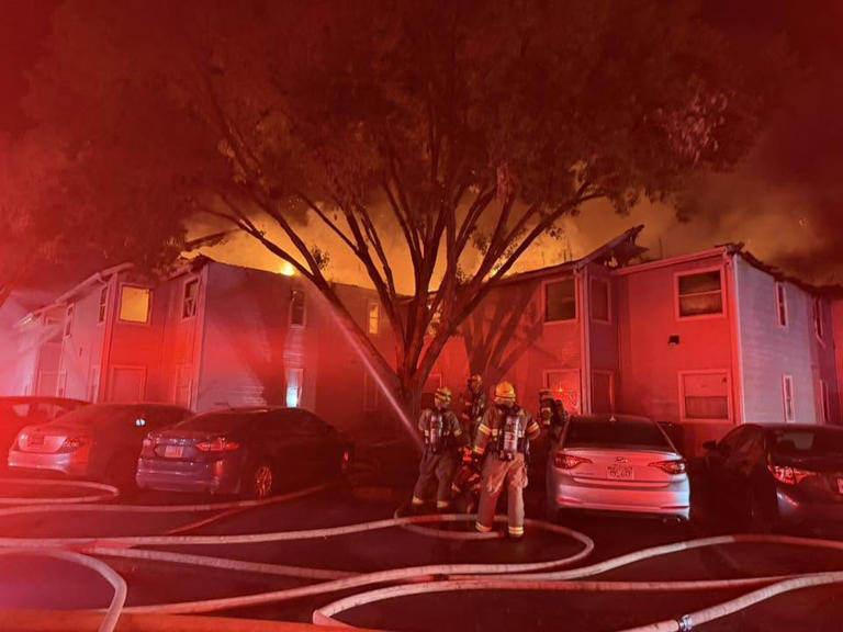 Watch: Bodycam footage shows evacuation of burning apartment building