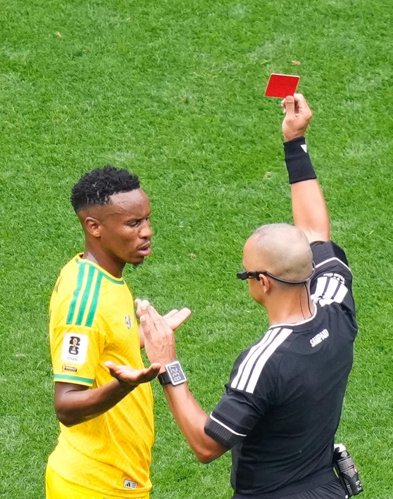 Chippy Mexico-South Africa match saw three red cards in wild World Cup ...