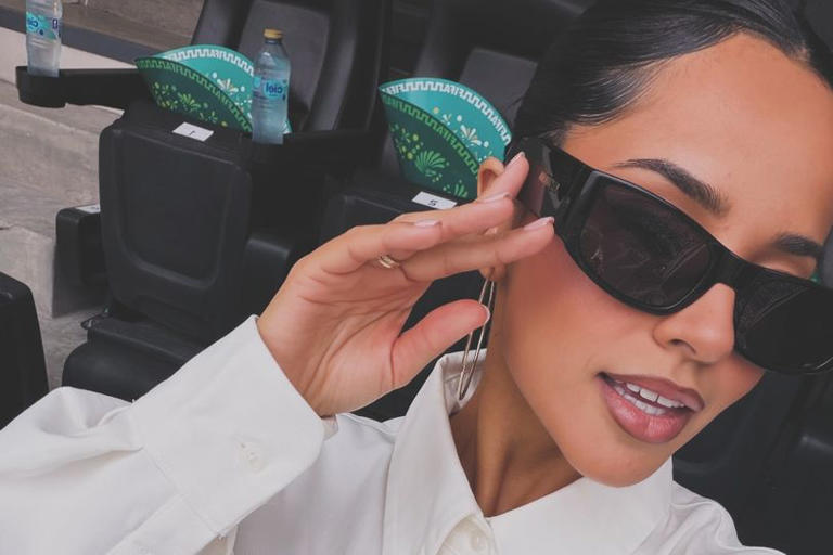 Tyla and Becky G beam with smiles as they're spotted at World Cup ...
