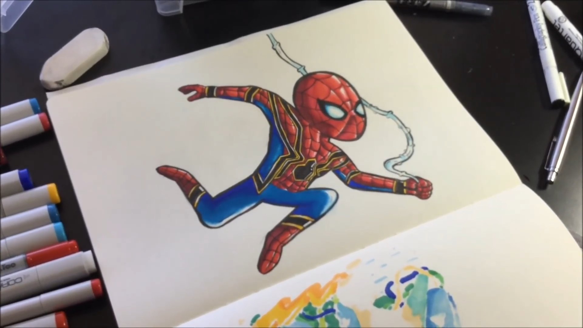 Can a random scribble become epic superhero art?