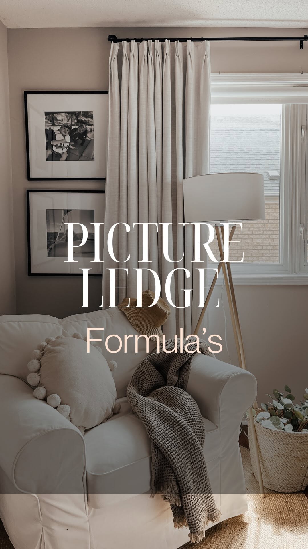 Create the perfect picture ledge or gallery wall