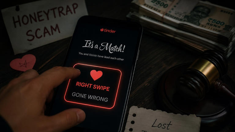 A Tinder right swipe gone wrong: Haryana judge loses Rs 52 lakh to ...