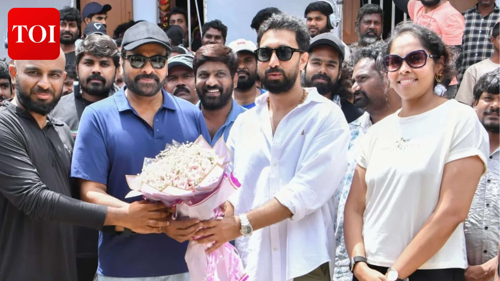 'Mega158' shoot: Chiranjeevi-Bobby Kolli film completes first shooting ...