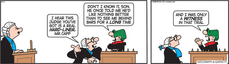 Latest comics publications from Andy Capp on June 15, 2026