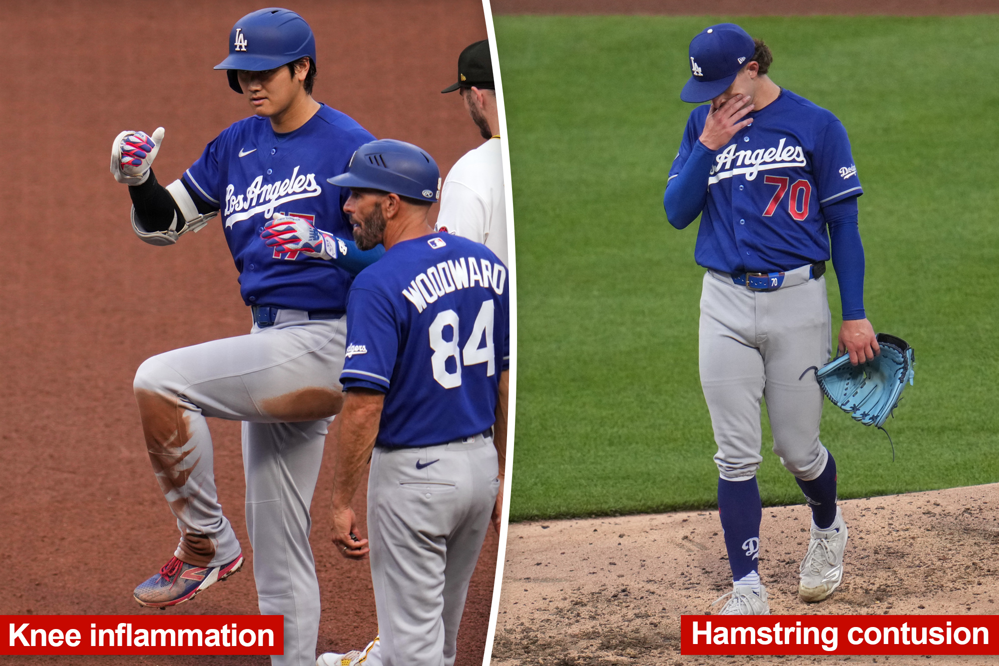 Shohei Ohtani, Justin Wrobleski avoid serious injuries as Dodgers beat ...