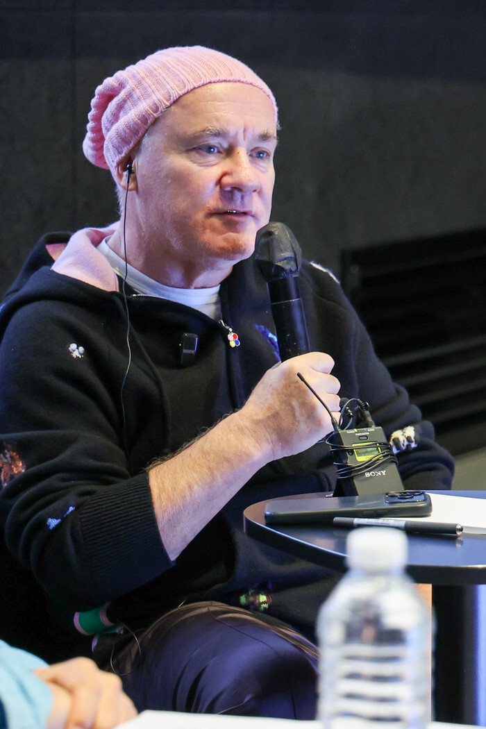 British artist Damien Hirst in Seoul