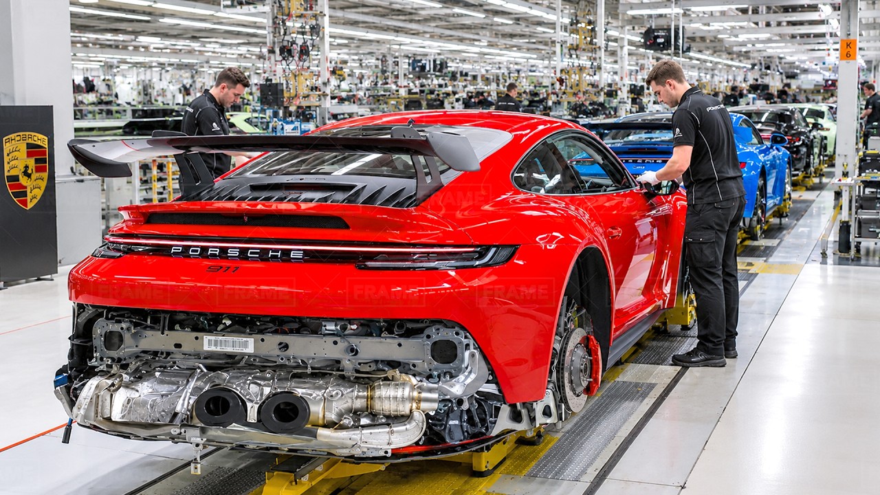 How they build the new Porsche 911 by hand in Germany