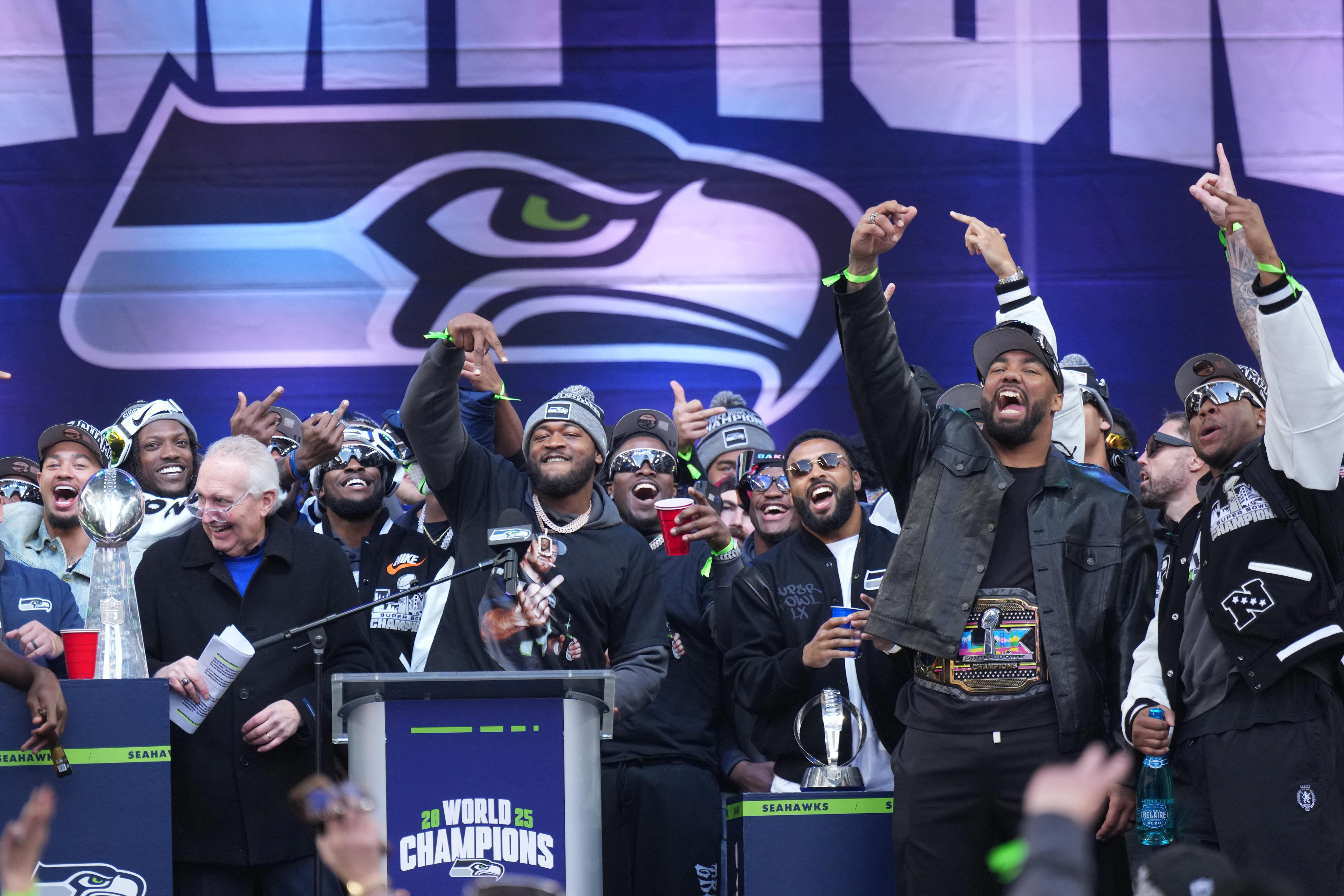 Watch: Seahawks players react to their brand new Super Bowl LX rings!
