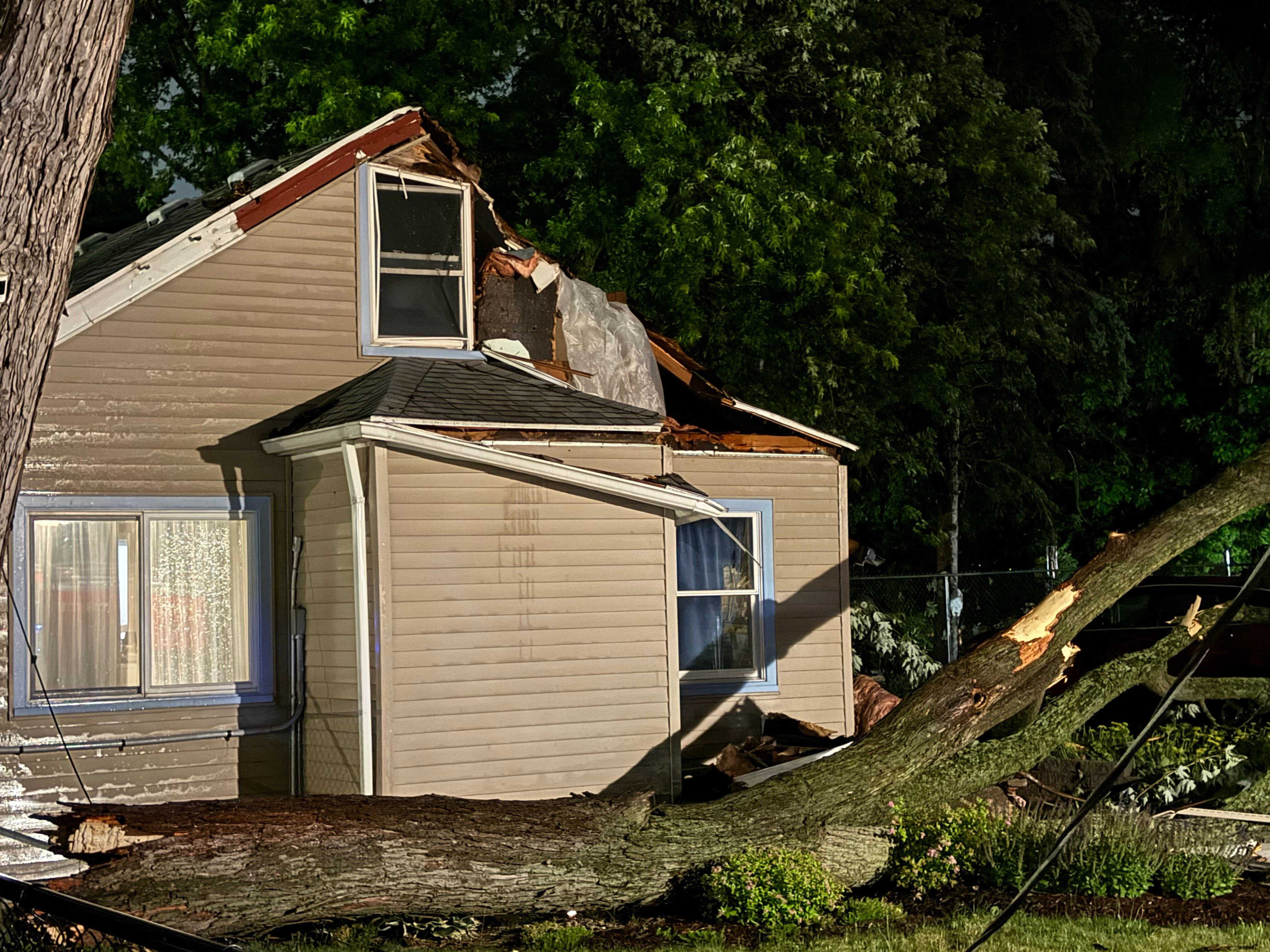 Thursday storms bring down trees across Mid-Michigan, leaving many ...