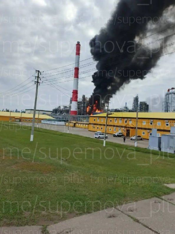 Russian petrochemical plants reportedly struck by Ukrainian drones ...