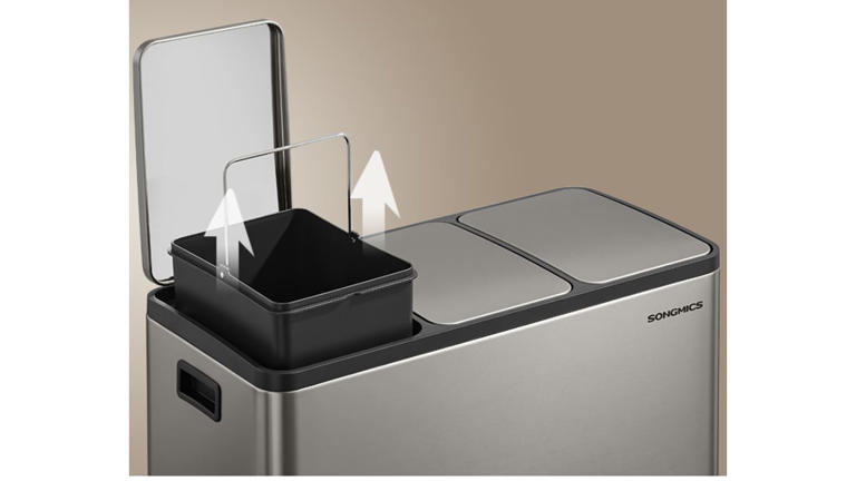 El cubo de basura perfecto para reciclar: práctico, duradero y con tres ...