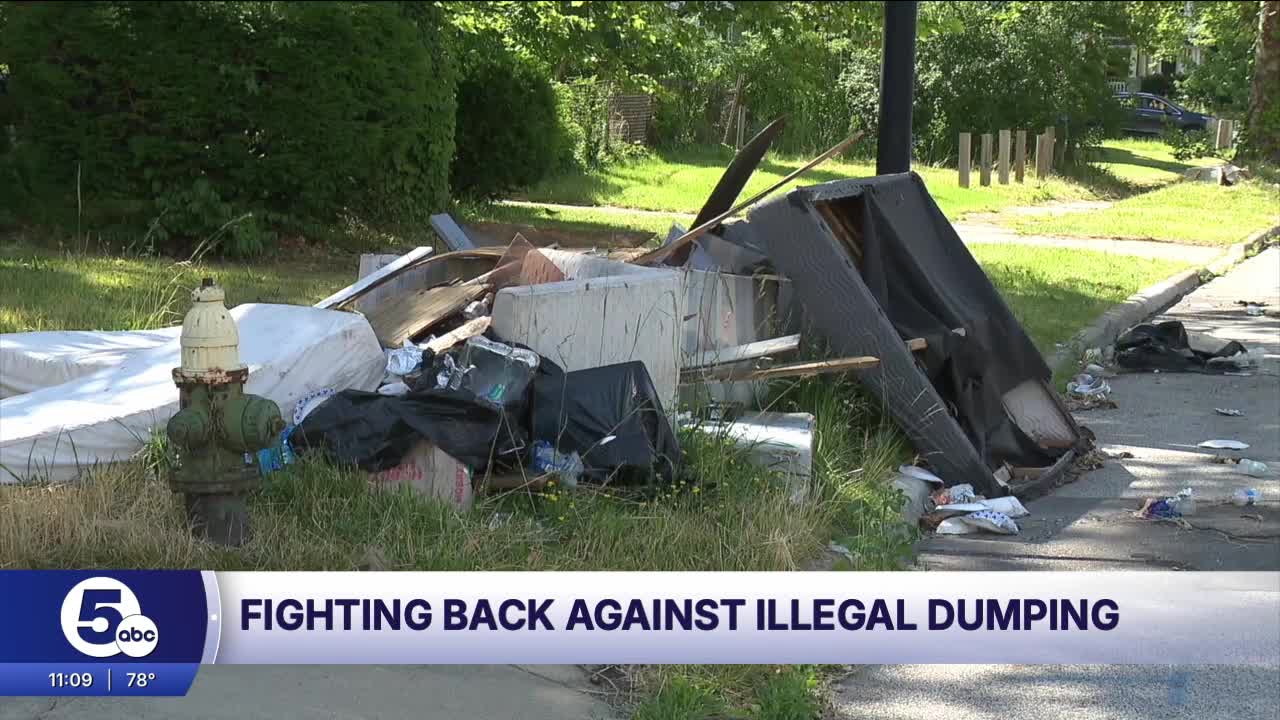 East Cleveland teams up to stop illegal dumping