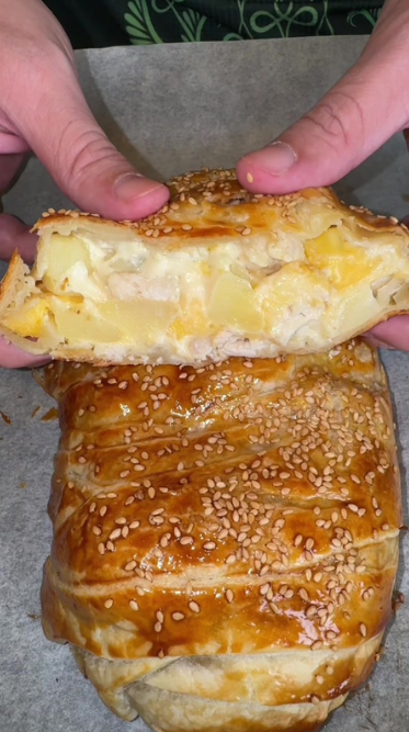 Délicieuse recette de feuilleté au poulet maison